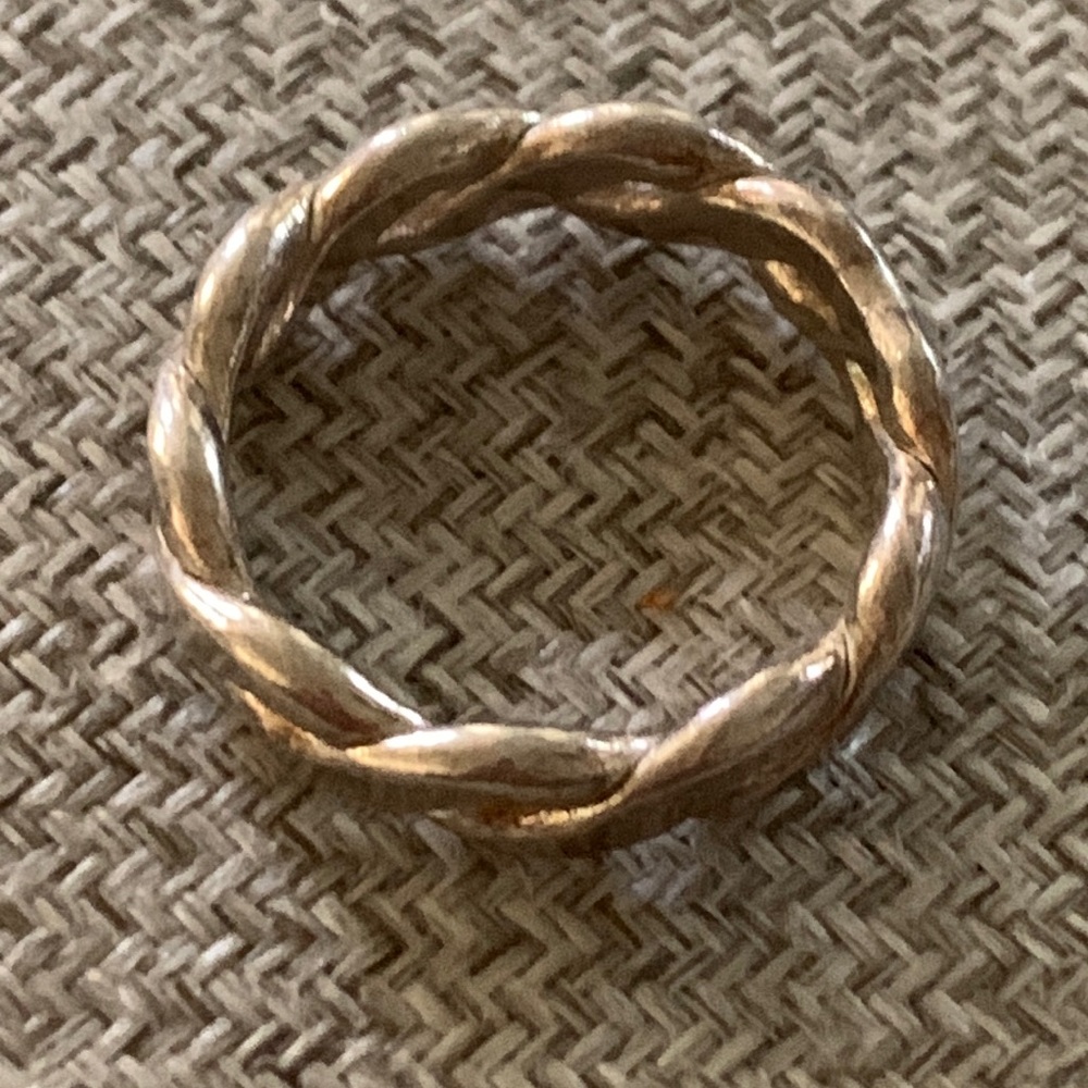 Sterling Vintage Eternity Ring - Gem